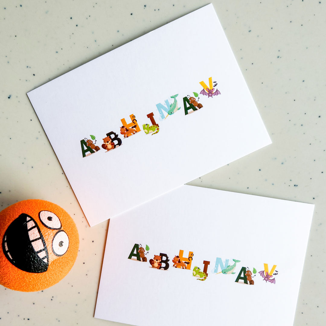 Animal Alphabet Set of Gift Tags – Cuckoo & Crow