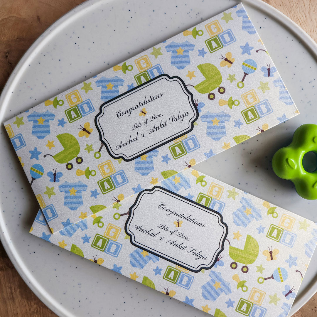 Baby Birth Set of Money Envelopes – Cuckoo & Crow