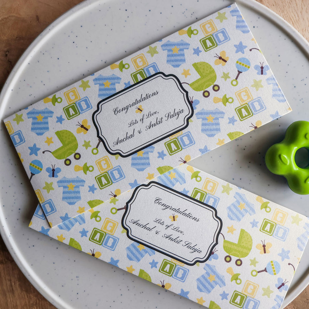 Baby Birth Set of Money Envelopes – Cuckoo & Crow
